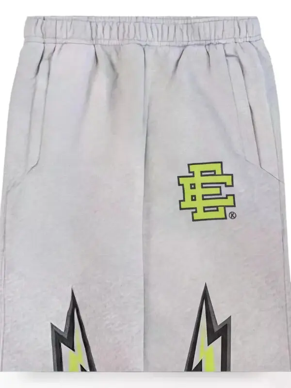 ERIC EMANUEL Lightning-bolt Track Pants - Grey