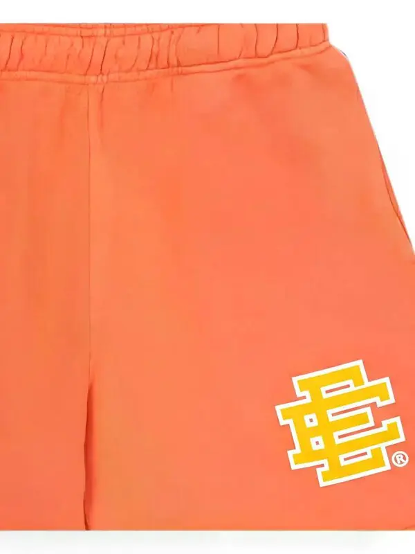 ERIC EMANUEL Logo Print Jersey Shorts - Orange
