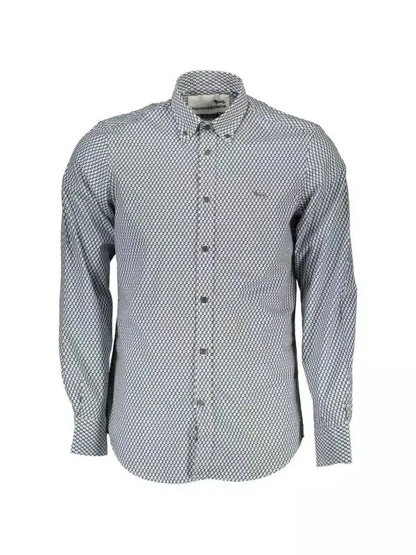 HARMONT & BLAINE Geometric-pattern Button-down Shirt