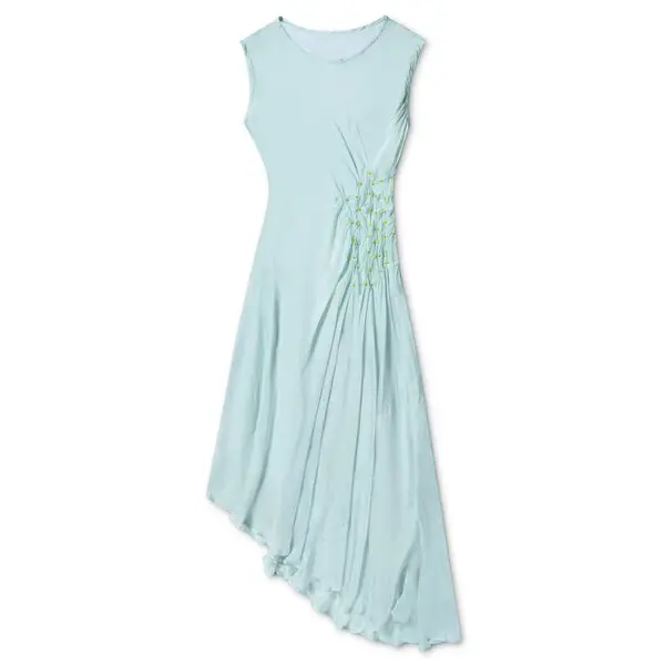 ESCALE Mint Mist Beaded Midi Dress