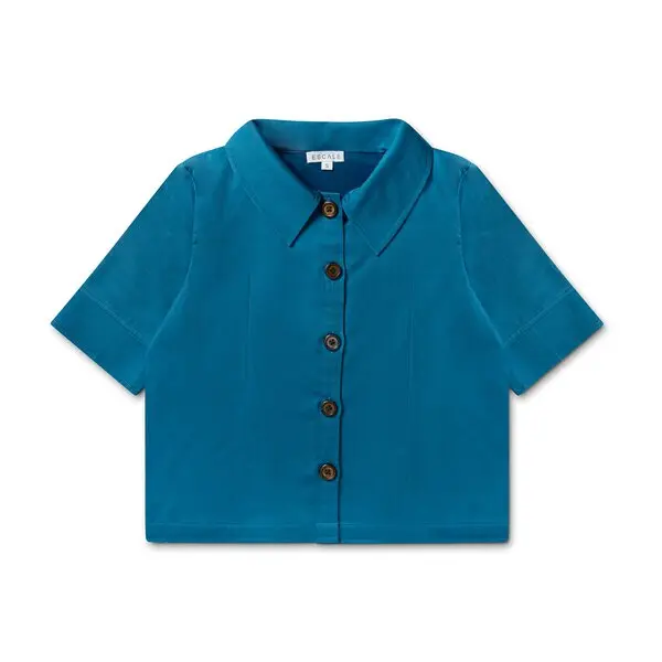 ESCALE Cotton Satin Shirt