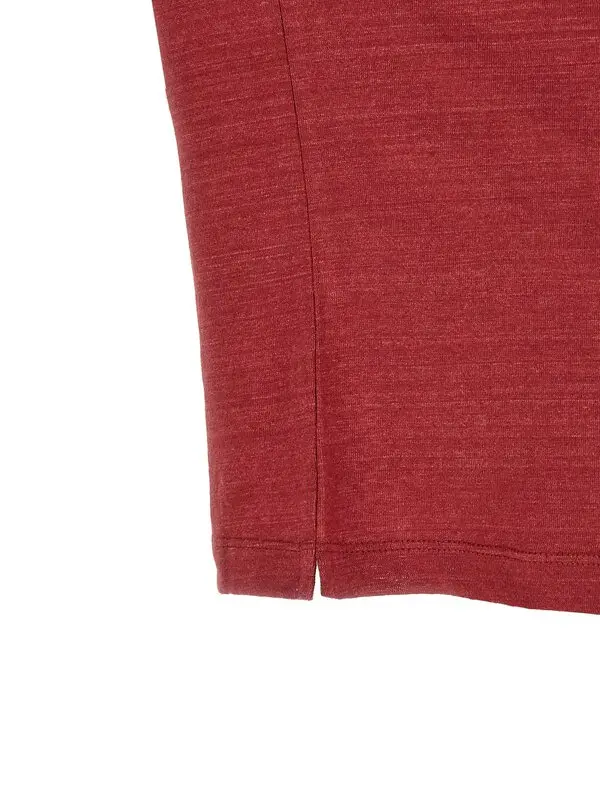 Brunello Cucinelli Polo Jersey Mélange - Red