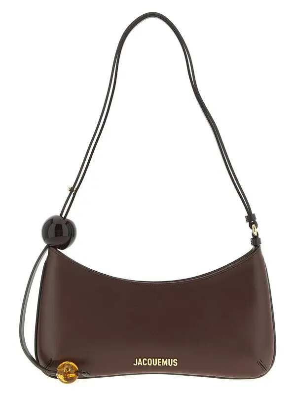 Jacquemus Le Bisou Perle Shoulder Bag - Brown