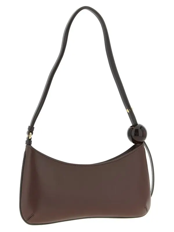 Jacquemus Le Bisou Perle Shoulder Bag - Brown