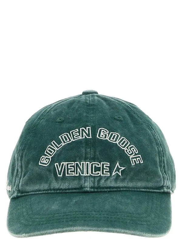GOLDEN GOOSE Journey' Baseball Cap - Green