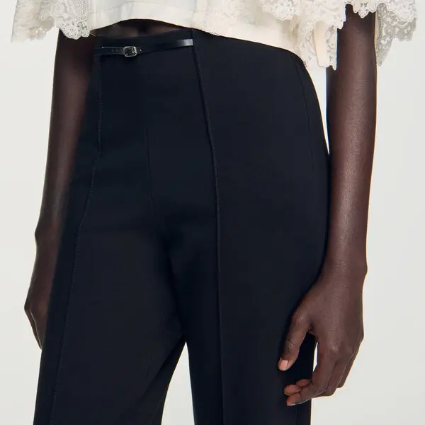 Sandro Stretch Straight-leg Trousers