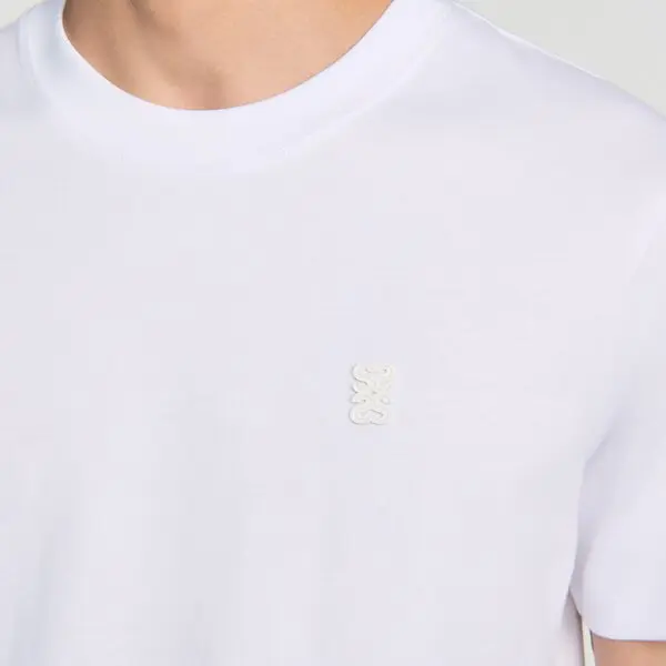 Sandro Cotton Logo T-shirt - White
