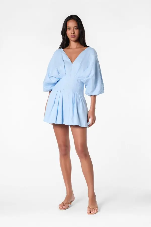 NICHOLAS Nicoline Dress - Sky