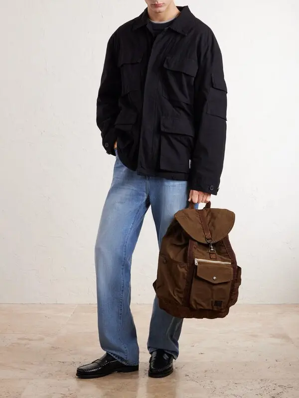 PORTER-YOSHIDA & CO Crag Canvas Backpack