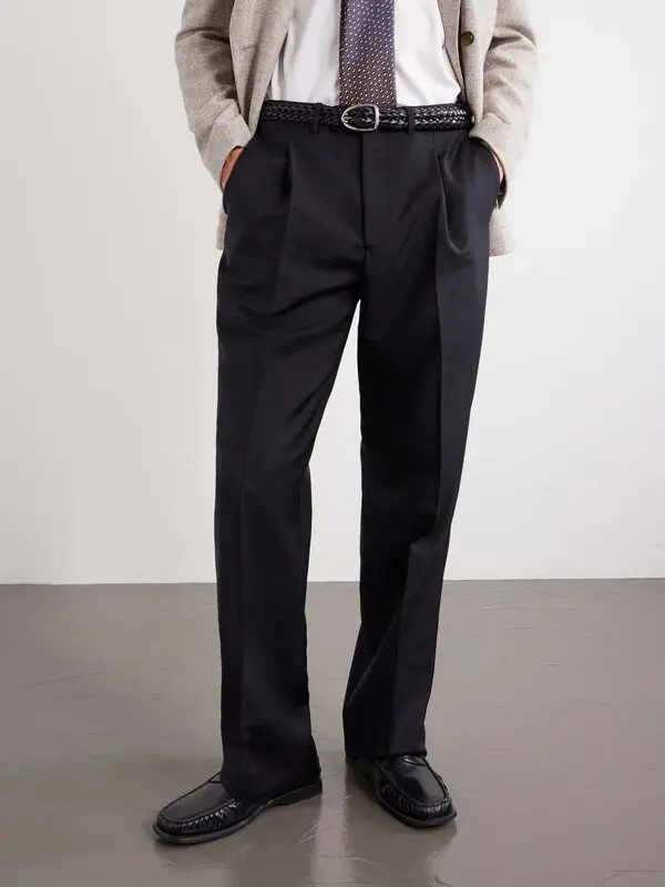 TOD'S Logo-debossed Gathered Leather Loafers