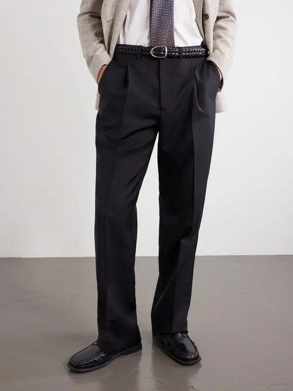 TOD'S Logo-debossed Gathered Leather Loafers