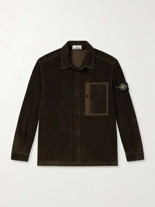 Stone Island Organic-cotton Corduroy Jacket