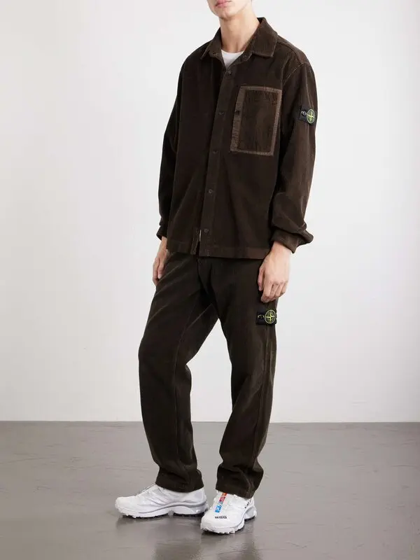 Stone Island Organic-cotton Corduroy Jacket