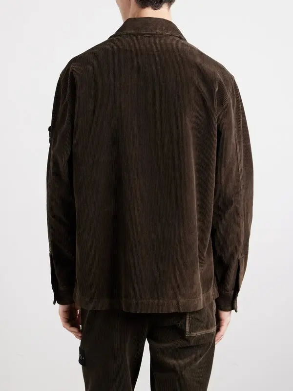 Stone Island Organic Cotton Corduroy Jacket