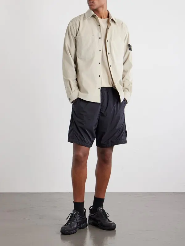 Stone Island Garment-dyed Shell Shorts
