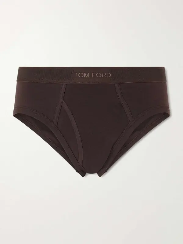 TOM FORD Stretch-cotton Briefs