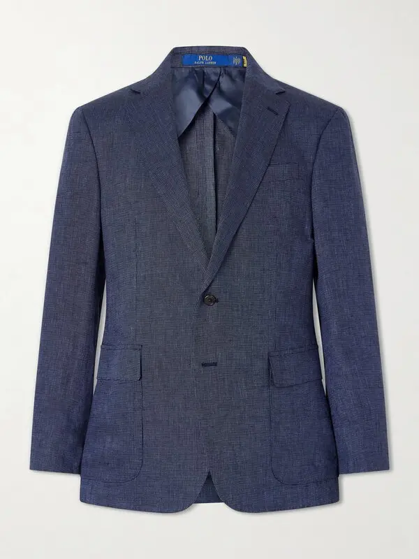 Polo Ralph Lauren Linen And Wool-blend Blazer