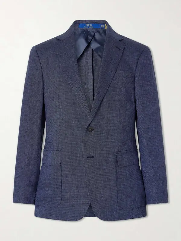 Polo Ralph Lauren Linen And Wool-blend Blazer