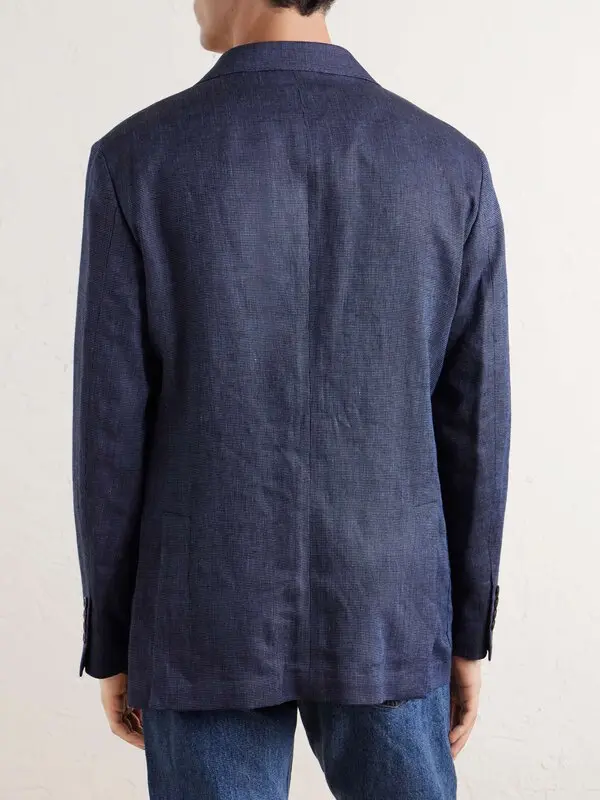 Polo Ralph Lauren Linen And Wool-blend Blazer