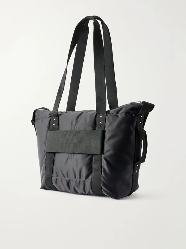 Rick Owens Trolley Canvas-trimmed Shell Tote