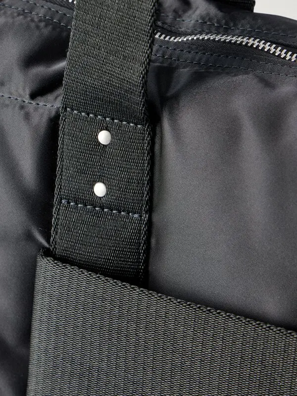 Rick Owens Trolley Canvas-trimmed Shell Tote