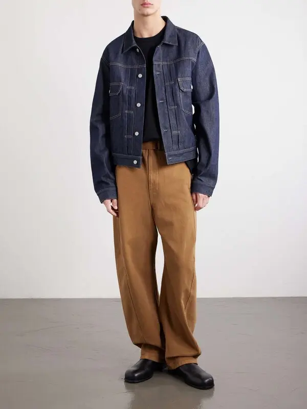LEMAIRE Straight-leg Cotton-twill Trousers