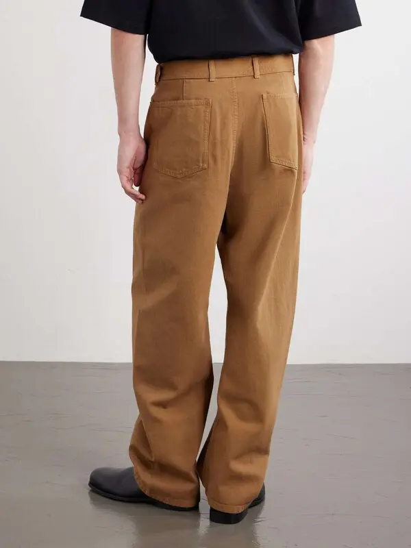 LEMAIRE Straight-leg Cotton-twill Trousers
