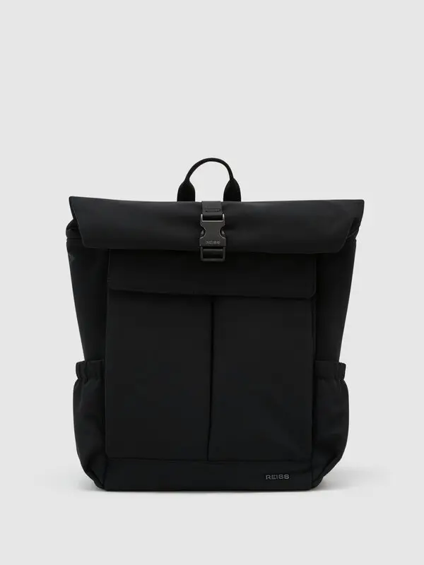REISS Pascal Technical Roll-top Backpack
