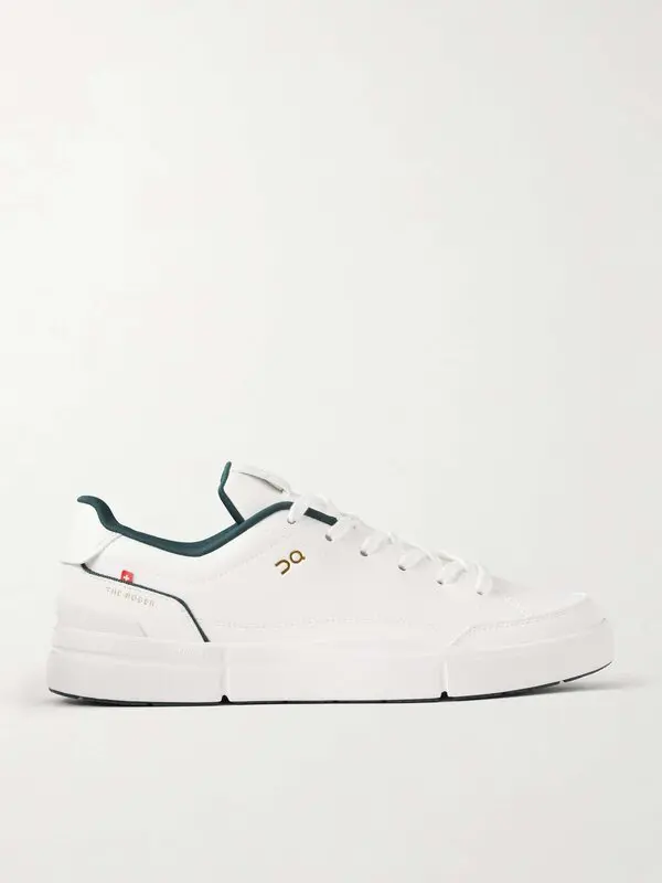 On Wimbledon The Roger Leather Sneakers