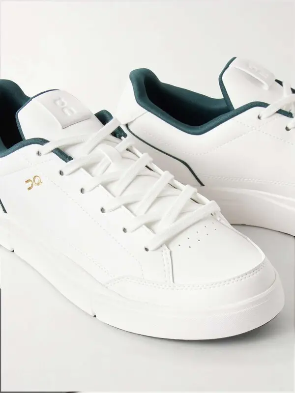 On Wimbledon The Roger Leather Sneakers