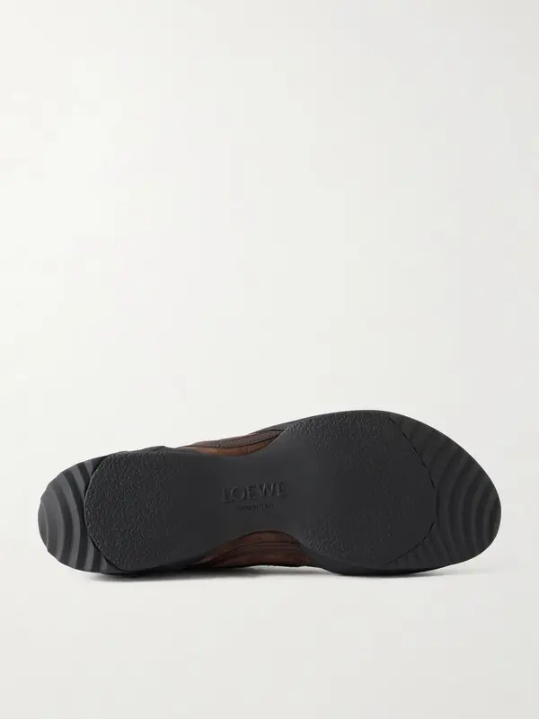 Loewe Grip Suede And Tpu Sneakers