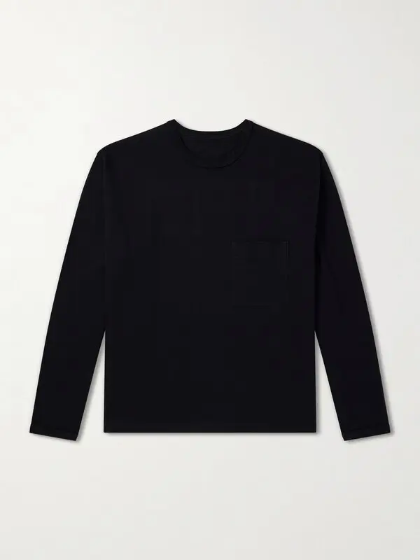 LEMAIRE Cotton-jersey T-shirt - Black
