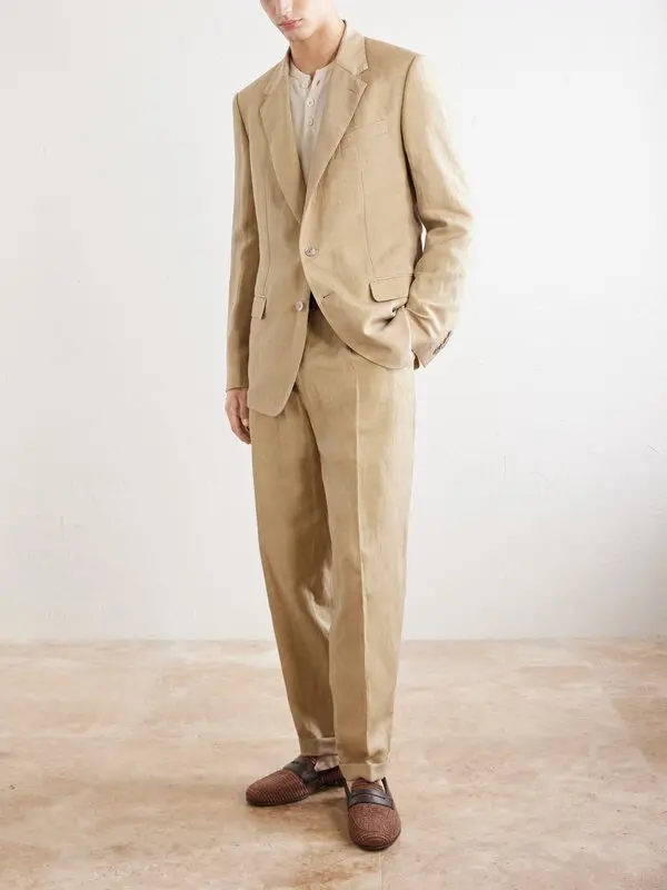 Dolce & Gabbana Maiolica Linen Blazer