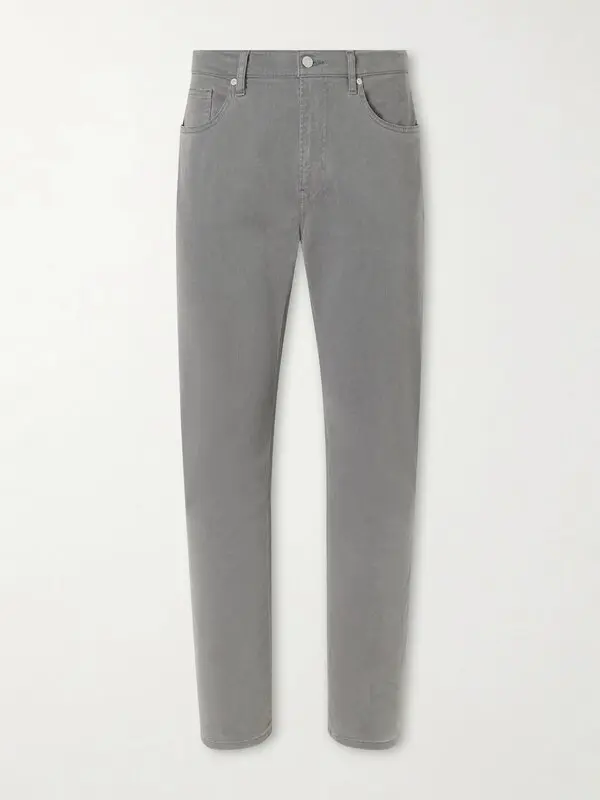 FRAME Modern Straight Lyocell-blend Jeans - Gray
