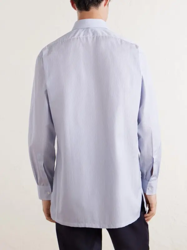 Charvet Striped Cotton-twill Shirt