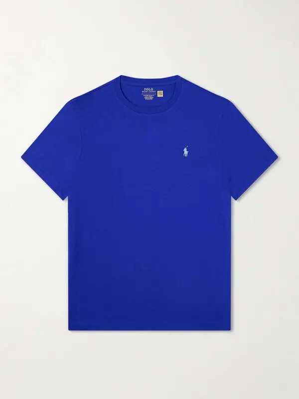 Polo Ralph Lauren Logo-embroidered Cotton-jersey T-shirt