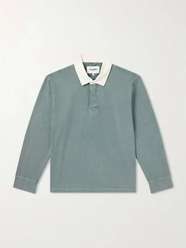CORRIDOR Cotton-jersey Polo Shirt