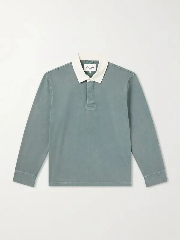 CORRIDOR Cotton-jersey Polo Shirt