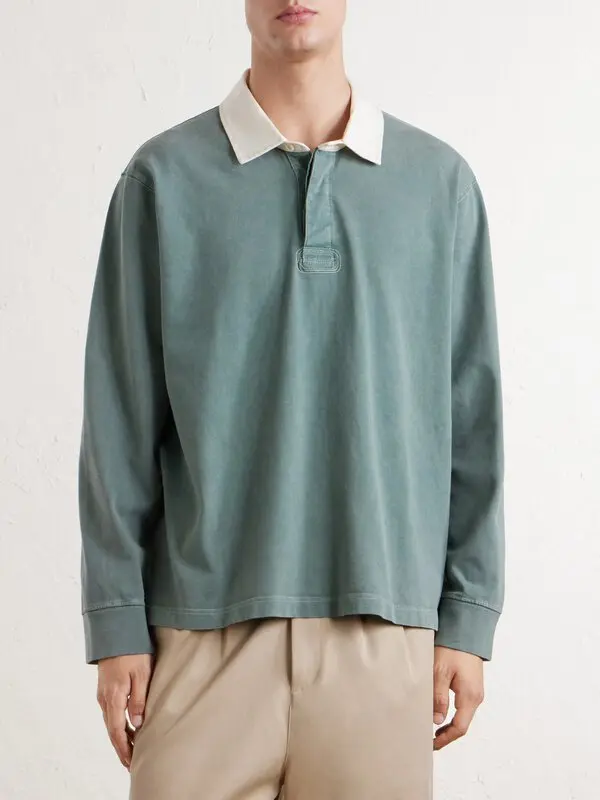 CORRIDOR Cotton-jersey Polo Shirt