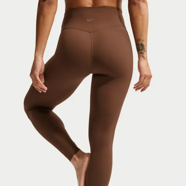 Nike Zenvy High-waisted Full-length Leggings - Brown