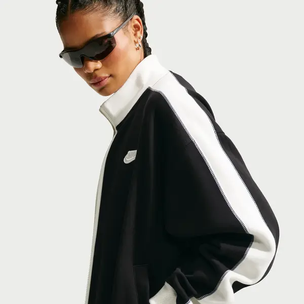 Nike Studio Fleece Track Jacket - Black