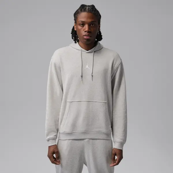 JORDAN Sport Crossover Dri-fit Fleece Pullover Hoodie - Grey