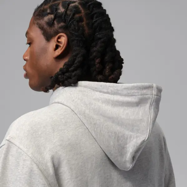 JORDAN Sport Crossover Dri-fit Fleece Pullover Hoodie - Grey