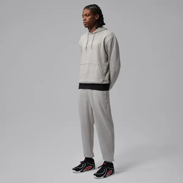 JORDAN Sport Crossover Dri-fit Fleece Pullover Hoodie - Grey