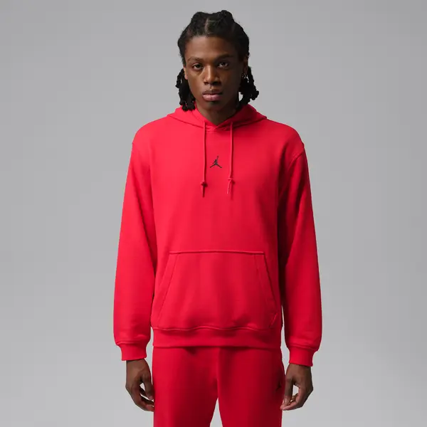 JORDAN Sport Crossover Dri-fit Fleece Pullover Hoodie - Red