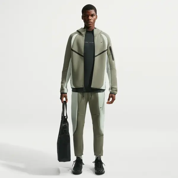 Nike Tech Fleece Color-block Jogger Pants - Grey