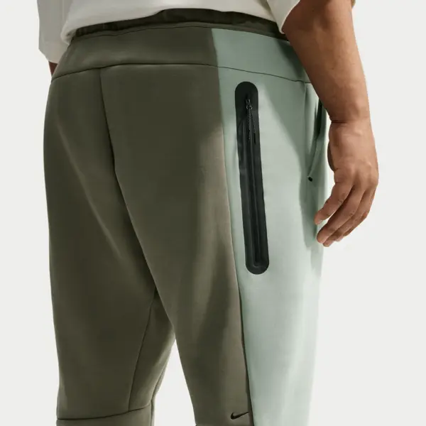 Nike Tech Fleece Color-block Jogger Pants - Grey