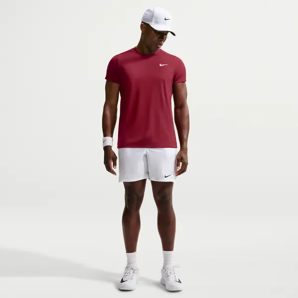 Nike Nikecourt Victory Dri-fit Tennis Top - Red