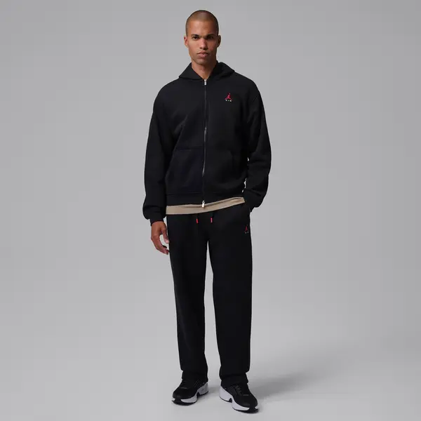 JORDAN Brooklyn Statement Fleece Open-hem Pants