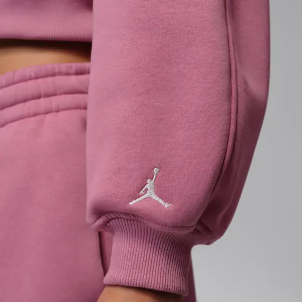 JORDAN Brooklyn Fleece Cropped Crew-neck Sweatshirt